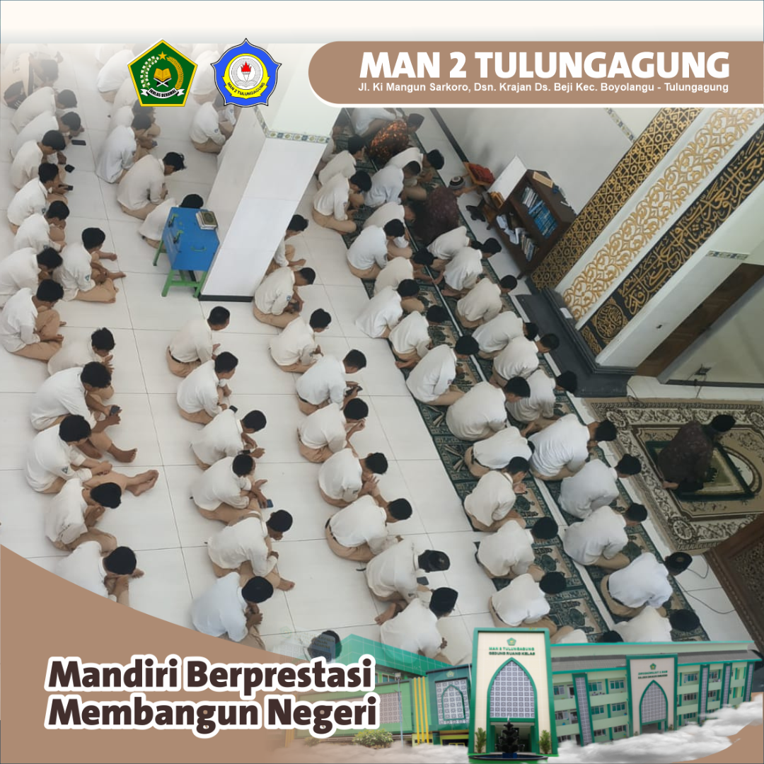 Jamaah Masjid Al Furqan MAN 2 Tulungagung Sholat Ghaib untuk Syuhada ...
